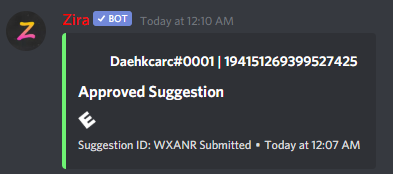Approve | Zira Documentation